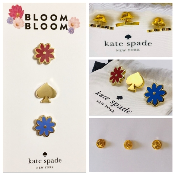 kate spade | Other | Kate Spade Bloom Bloom Pins Set Nwt | Poshmark